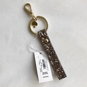 kate spade | Accessories | Kate Spade Glitter Loop Lanyard Keychain ...